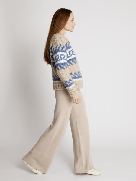 The Greek Key Jooshi Sweater in Cashmere – Suzie Kondi